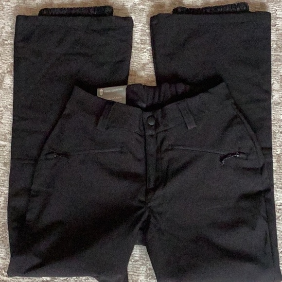 Free Country | Other | Nwt Free Country Black Softshell Snow Pants ...